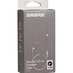 Shure SE535LTD Professional Wired Sound Isolating Earbuds, High Definition Sound + Natural Bass, Three Drivers - Red & EAC64CL 64 -Inch Detachable Earphone Cable