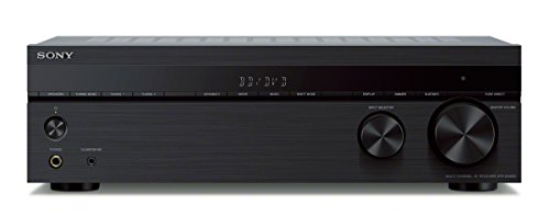 Sony STRDH590 5.2 Channel Surround Sound Home Theater Receiver: 4K HDR AV Receiver with Bluetooth,Black & SSCSE Dolby Atmos Enabled Speakers, Black, Dolby Atmos Enabled Speakers (Pair), 4 Inch