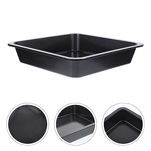 Kichvoe Baking Sheet Pans Deep Size Baking Pan Nonstick Cookie Sheet Brownie Cake Pan Bread Pan Toaster Oven Tray Bakeware Replacement for Cake Dessert Biscuit Home Cooking