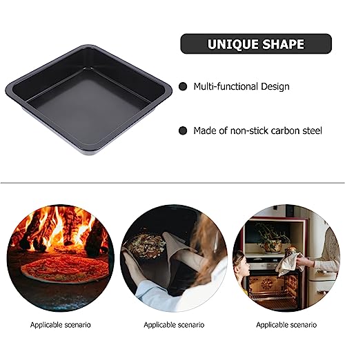 Kichvoe Baking Sheet Pans Deep Size Baking Pan Nonstick Cookie Sheet Brownie Cake Pan Bread Pan Toaster Oven Tray Bakeware Replacement for Cake Dessert Biscuit Home Cooking