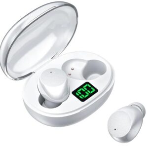 New Trending Electronics RGB Game TWS Headset Type-c Earphones Earbud & in-Ear Headphones for Game and Music (White)