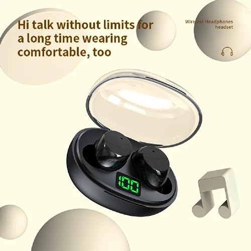 New Trending Electronics RGB Game TWS Headset Type-c Earphones Earbud & in-Ear Headphones for Game and Music (White)