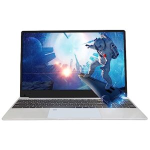 nmybwo 【win 11 pro/ms office 2019】 15.6" laptop computer 16g ram 256gb ssd,celeron n5095 (2.0-2.9ghz) quad core processor,1920x1080 fhd display,4tb expansion/bt5.0/backlit kb/(16g+256gb ssd,silver)