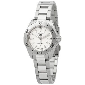 tag heuer aquaracer quartz white dial ladies watch wbp1411-ba0622