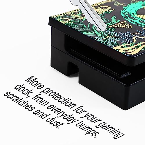 Yebowe Faceplate Cover for Nintendo Switch Charging Dock, Zelda Tears of The Kingdom Dock Cover, Anti Scratch Hard PC Shell Protective Panel for Switch Dock