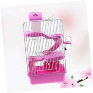 Balacoo Origami Star Paper Strips Pet Cage Villa Cage for Small Pets Pet House Hamster Guinea Pig Chinchilla Cage Small Animals Pink Travel Chinchilla Cage Hamster Cage Cool Ashtray