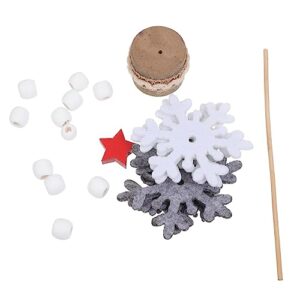 garneck christmas tree table top decor kids 2pcs 3d felt christmas tree diy xmas tree desktop ornaments for new year party supplies birthday party gifts grey christmas decorations