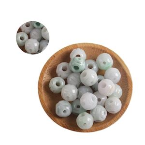 kjhbv 5pcs glassine colorful beads circle beads glass spacer bead crystal string beads gemstone beads beading jewelry set craft beads kit jewelery making beads pendant scattered beads