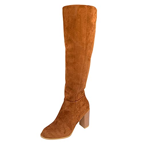 Boots Squared Women's Thigh Up Ladies For Womens Shoes Zip Cowboy Toe Boots women's boots Knee High Cowboy Boots Women