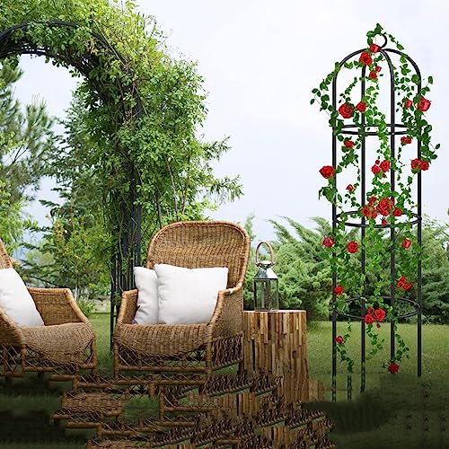 Garden Obelisk,18.5 * 2.9M, for Climbing Plant Obelisk, Garden Trellis for Roses, Climbing Plants Support Structure,Plant Cage