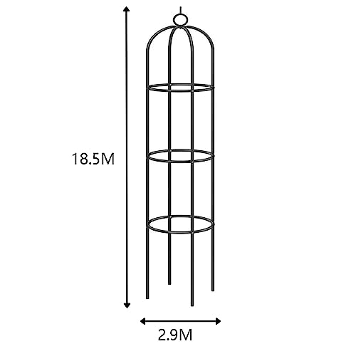 Garden Obelisk,18.5 * 2.9M, for Climbing Plant Obelisk, Garden Trellis for Roses, Climbing Plants Support Structure,Plant Cage