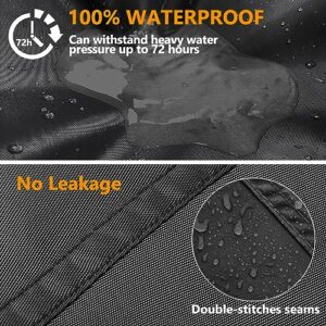 STARTWO Patio Furniture Covers Waterprpoof, Tear Resistant Rectangular Outdoor Furniture Set Cover for Table and Chairs, Outdoor Sectional Sofa Cover, 126"L x 64"W x 28"H