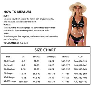 Fustylead Alice in Wonderland with Chess Board Womens Bikini Swimsuits Sexy Two Piece Bathing Suit