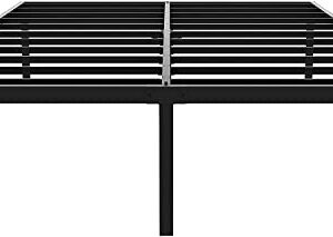 Sealvvos 10 Inch California King Bed Frames No Box Spring Needed, Heavy Duty Metal Platform with Steel Slat Support, Noise Free, Easy Assembly, Black