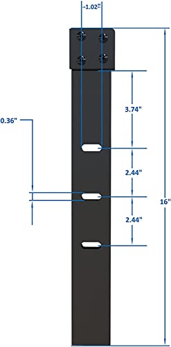 Sealvvos 10 Inch California King Bed Frames No Box Spring Needed, Heavy Duty Metal Platform with Steel Slat Support, Noise Free, Easy Assembly, Black