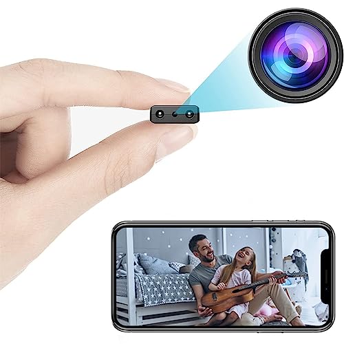 Hidden Spy WiFi Security Camera Wireless Indoor Outdoor Camera Nanny Cam Smart Home Baby Cams Pet Dog Cat Camera Indoor Outdoor Baby Camera 1080P Remote Portable Camera Phone APP Room 1080P Camera