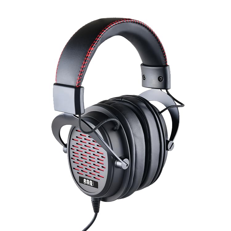 ROQ Audio Professional Headphones (BEQ6), Black+Red