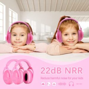 ZOHAN Kids Ear Protection 4 Pack,Kids Noise Canceling Headphone for Concerts, Monster Truck, Fireworks