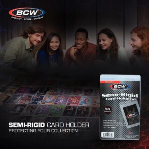 BCW SR1 Grading Submission Sleeves for PSA | Save & Grade Your Cards | Semi Rigid Card Holder 100ct