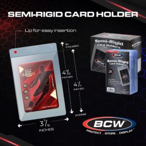 BCW SR1 Grading Submission Sleeves for PSA | Save & Grade Your Cards | Semi Rigid Card Holder 100ct