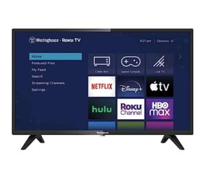 westinghouse 24" 720p led roku smart tv wr24ht2212 (renewed)