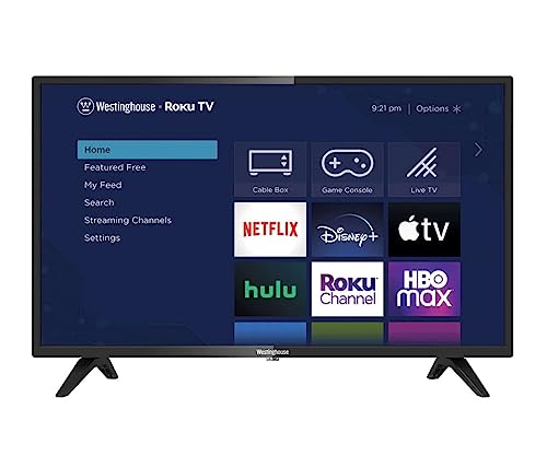 Westinghouse 24" 720p LED Roku Smart TV WR24HT2212 (Renewed)