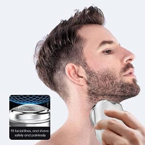 Mini-Shave Portable Electric Shaver Electric Razor for Men Powerful Storm Shaver for Men Storm Shaver Pocket Size Shaver Wet and Dry Shaver USB Rechargeable Travel 2023 Upgrade (Black)