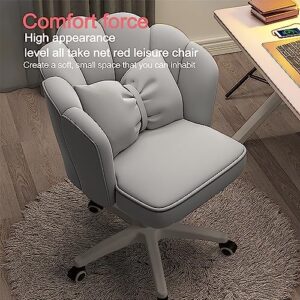 Office Chair Cute Petal Desk Chair, Modern Fabric Home Butterfly Chairs Height Adjustable Chair Makeup Chairs Computer Chairs