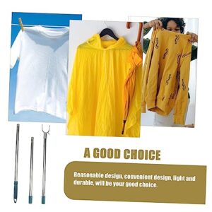 Alipis 5pcs Stitching Clothes Rail Living Room Essentials Clothes Rack Adjustable Closet Pole Specialty Tools Drying Rack Clothing Outdoor Multi Purpose Hanger Splicing Clothesline Pole