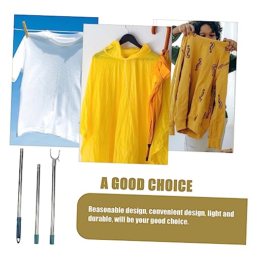 Alipis 5pcs Stitching Clothes Rail Living Room Essentials Clothes Rack Adjustable Closet Pole Specialty Tools Drying Rack Clothing Outdoor Multi Purpose Hanger Splicing Clothesline Pole