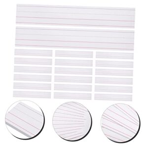 MAGICLULU 50pcs Small Dry Erase Board White Boards Homeschool Supplies White Boards for Magnetic Whiteboard Erasable White Boards Supplies Sentence Learning Strips Note A6