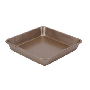 dhjrefhhd 1pcs square baking pan non-stick coating cake baking pan for bread chicken wings meats cookies cake molds baking tray golden