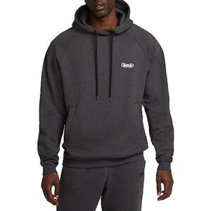 nike lebron pullover basketball hoodie dq6129-032 dark grey men's hooded sweatshirt x-large