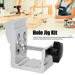 Hztyyier Woodworking Pocket Hole Jig Kit for Secure and Attractive Joining of Wood Surfaces