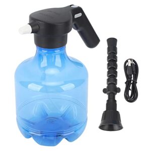 CHICIRIS 3L Electric Watering Plant Spray Bottle PP 800 Mah Rotating Nozzle Automatic Garden Sprayer Can for Indoor Outdoor Plants Electric Watering Can (Blue)