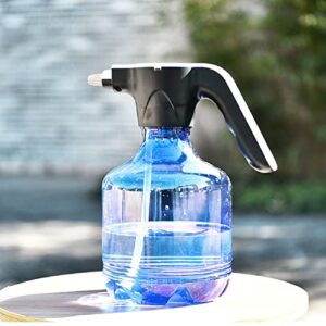 CHICIRIS 3L Electric Watering Plant Spray Bottle PP 800 Mah Rotating Nozzle Automatic Garden Sprayer Can for Indoor Outdoor Plants Electric Watering Can (Blue)