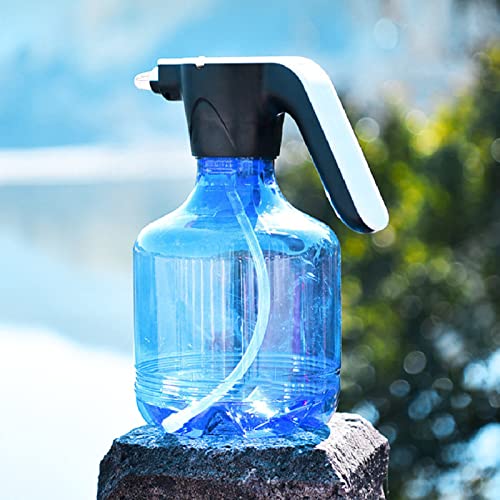 CHICIRIS 3L Electric Watering Plant Spray Bottle PP 800 Mah Rotating Nozzle Automatic Garden Sprayer Can for Indoor Outdoor Plants Electric Watering Can (Blue)