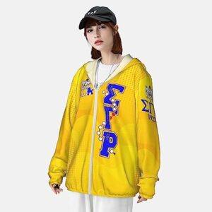 BEYLI Sigma Gamma Rho Sun Protection Hoodie, Lightweight Athletic Long Sleeve Sun Protection Hoodie for Men and Women (XXL, style 2)