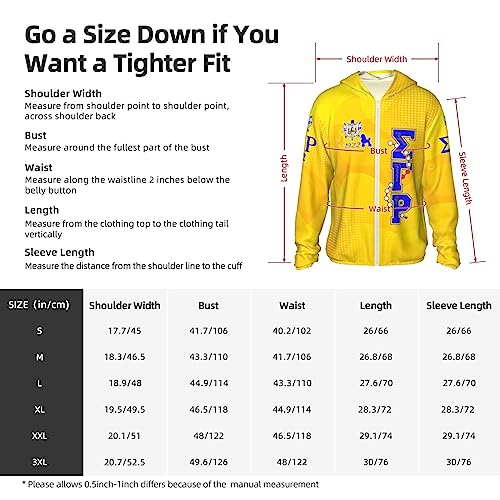 BEYLI Sigma Gamma Rho Sun Protection Hoodie, Lightweight Athletic Long Sleeve Sun Protection Hoodie for Men and Women (XXL, style 2)