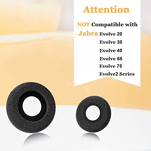 Ear Cushions for Plantronics Headset, Earpads Replacement Headphones Ear Pad Designed for Plantronics Blackwire C320 3210 3220 3320 HW251N HW261N HW510 Jabra Biz 2300 GN2000 PRO 920 9450 (10 Pack)