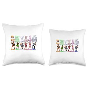 Musicals are my life wives of Henry VIII, six the musical gift, Throw Pillow, 18x18, Multicolor