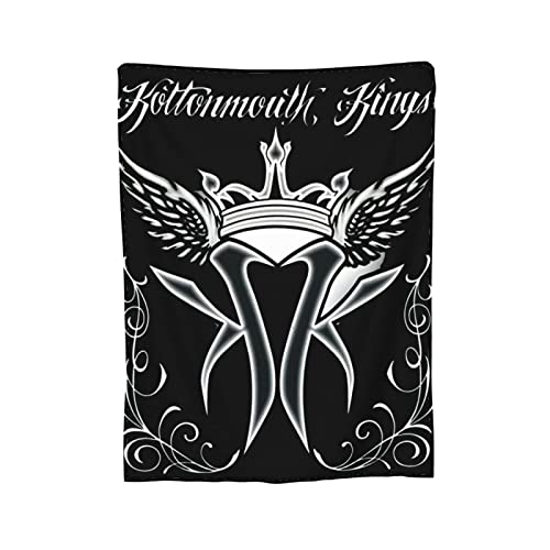 Kottonmouth Music Kings Band Throw Blanket Soft Cozy Flannel Blankets Decor for Bed Couch Living Room Travel Outdoor 80"X60"