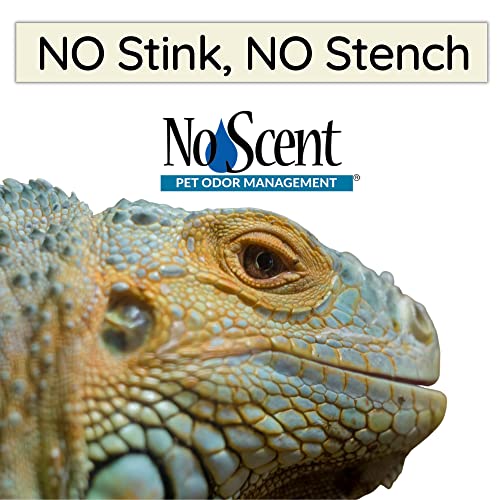 No Scent Reptile Tank Cleaner Spray & Pet Odor Management for Bearded Dragon, Turtle, Lizard Terrarium Freshener (2 Fl Oz / 59 mL)