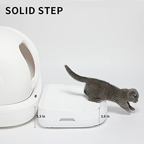 PETKIT Cat Litter Ramp for All PETKIT Self-Cleaning Cat Litter Boxes, Double Layered Litter Trapper, Easy Clean Cat Litter Step and Stair