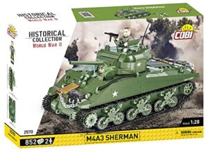 cobi historical collection world war ii m4a3 sherman tank