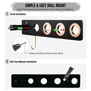 HeyMoonTong Storage Holder for Dyson Hair Dryer,2023 Upgraded Acrylic Wall Mount Bracket Stand Storage Rack Organizer for Dyson Supersonic Hair Blow Dryer,Space Organizer for Bathroom/Bedroom/Washroom