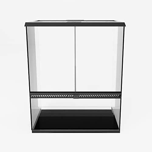 Glass Reptile Tank Terrarium for Reptiles - Width: 19.7 in, Depth: 13.8 in, Height: 25.6 in