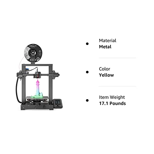 Creality Ender 3 V2 Neo 3D Printers with CR Touch Auto Leveling PC Steel Printing Platform Metal Bowden Extruder Model Preview Function 3D Printer 95% Pre-Install for Beginners 8.66*8.66*9.84 inch