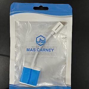 MAS CARNEY Headphone Adapter, USB Type C to 3.5mm Headphone and Charger Adapter Compatible with Pixel 5 4 3 XL, Galaxy S22 S21 S20 S20+ Note 20,Ipad Pro, MacBook