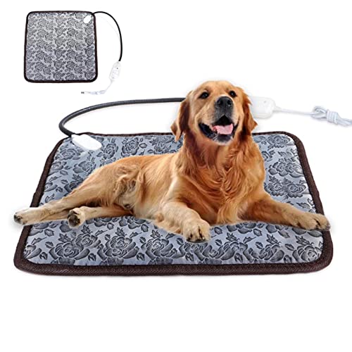 Leadmall Pet Heating Pad, Pet Electric Blanket Waterproof, Anti-bite, Wear-Resistant, Temperature Constant Temperature, Temperature Control, Durable Oxford Cloth